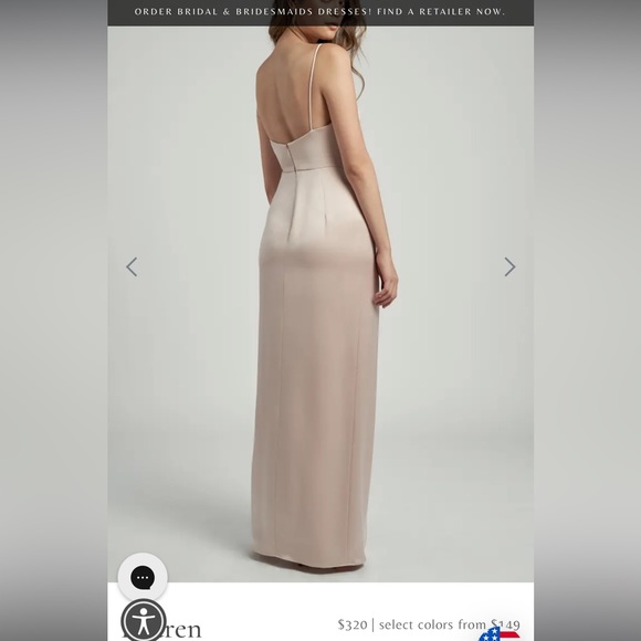 Jenny Yoo | Dresses | Jenny Yoo Lauren Bridesmaid Dress Size 6 Color ...